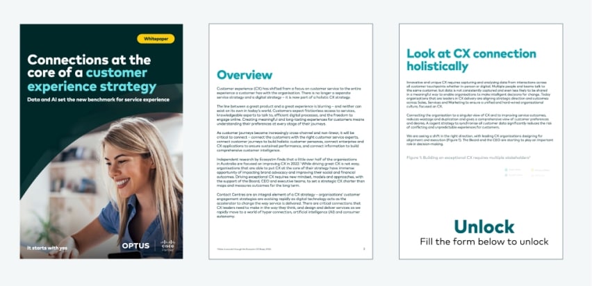 Connections At The Core Of A Customer Experience Strategy | Optus ...